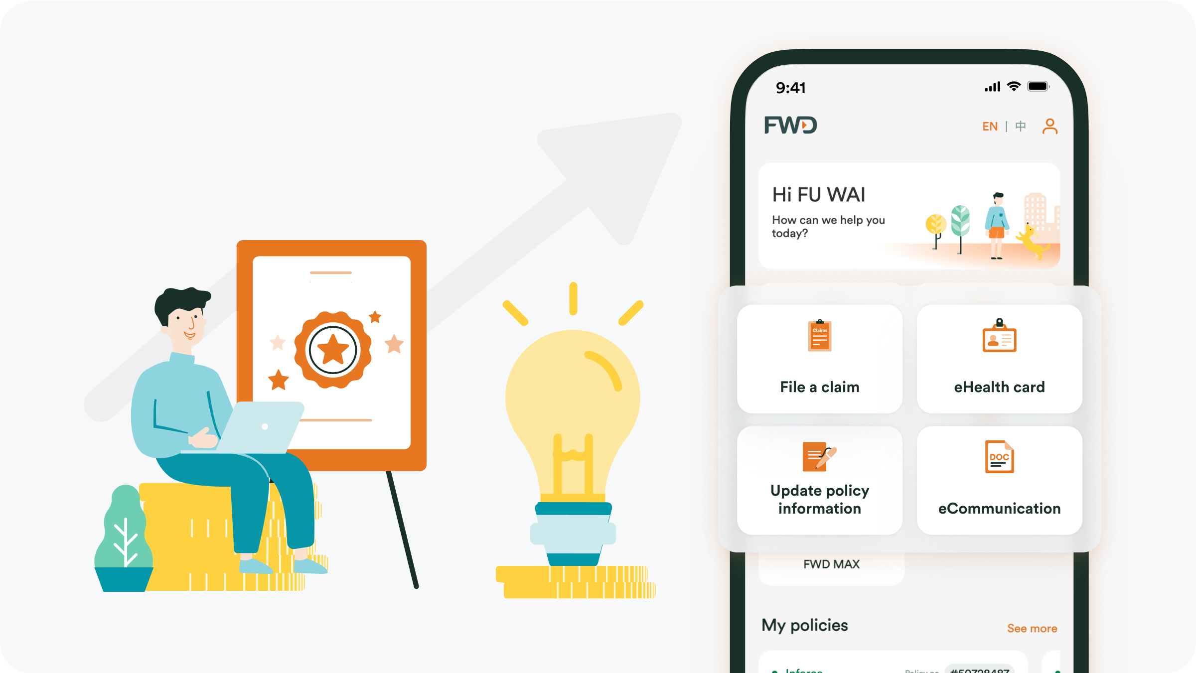 Celebrate living with FWD eServices | FWD HK